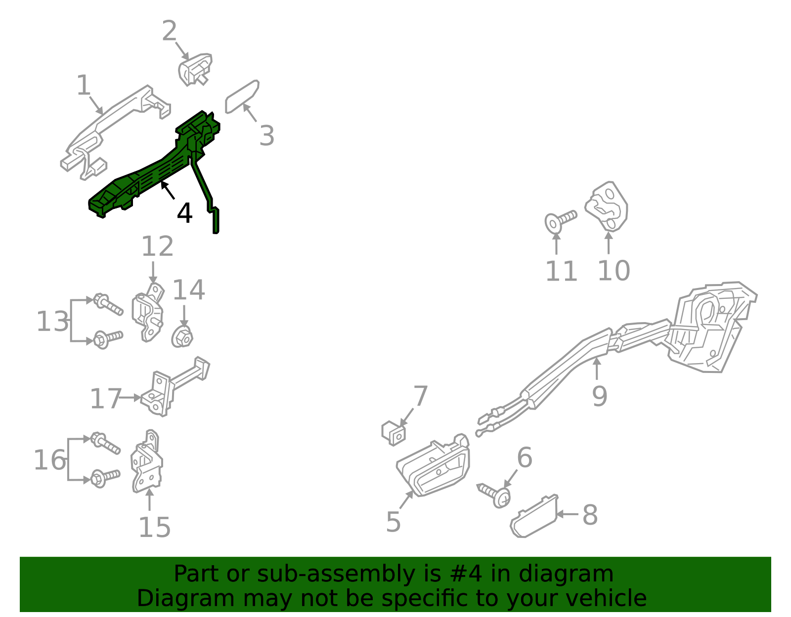 2016-2020 Toyota Handle Base 69203-WB002 | Lithia Toyota Parts