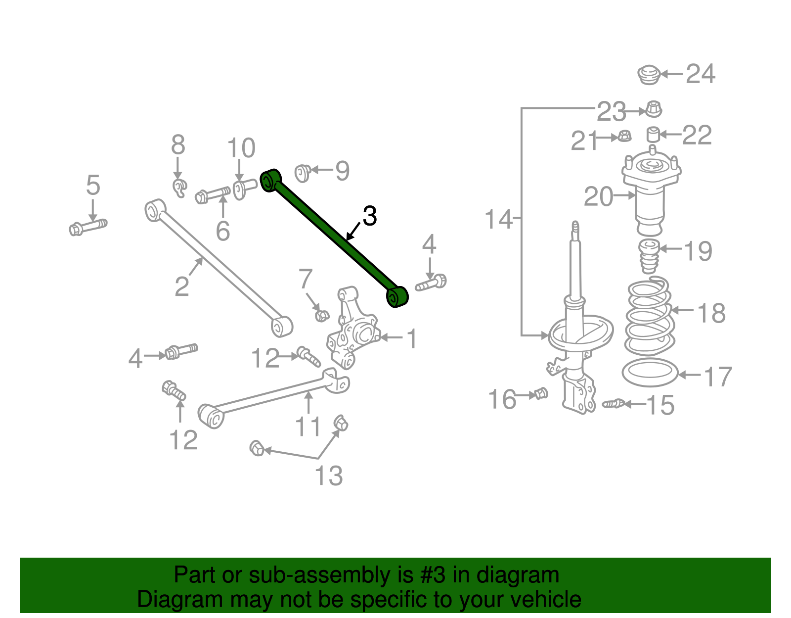 48730-48050 - Suspension Control Arm - 2001-2025 Toyota ...