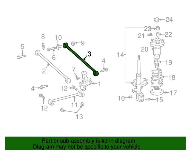 48730-48050 - Lower Control Arm - 2001-2024 Toyota | OEM Genuine Toyota ...