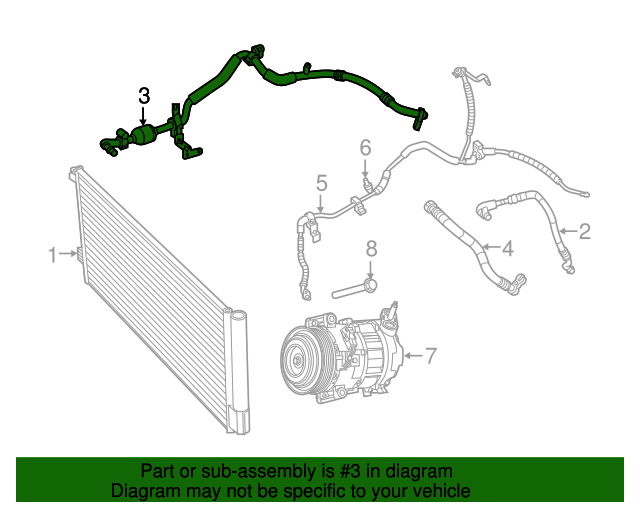 2020-2021 Ram ProMaster City Suction Tube 68483835AA | TascaParts.com