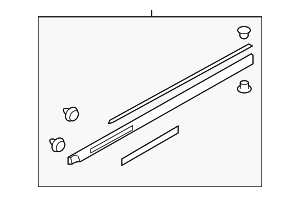 2015-2019 Subaru Outback Lower Molding 91112AL52B | Subaru Parts For You
