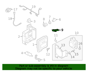8W0-919-267-L - Park Sensor Mount Bracket 2020-2023 Audi | Audi OEM Parts