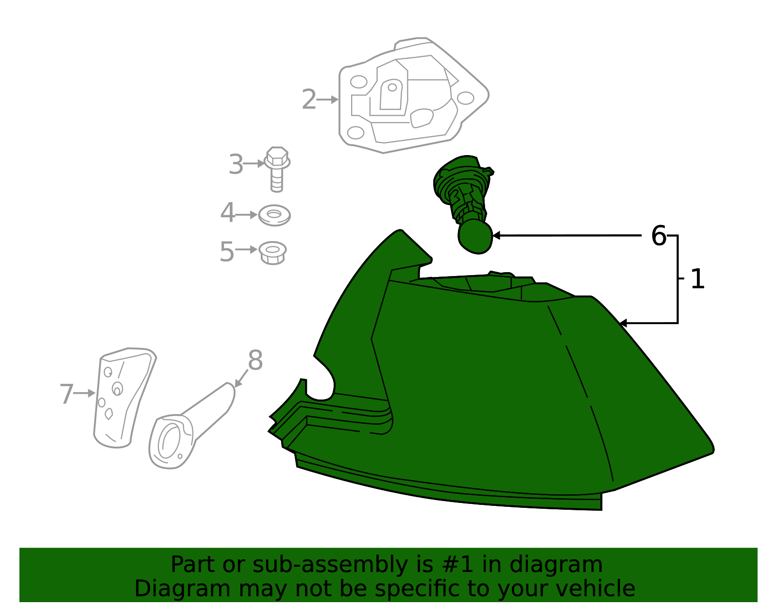 31698714 - Tail Lamp - LEFT - 2017-2020 Volvo S90 | Volvo OEM Parts Direct