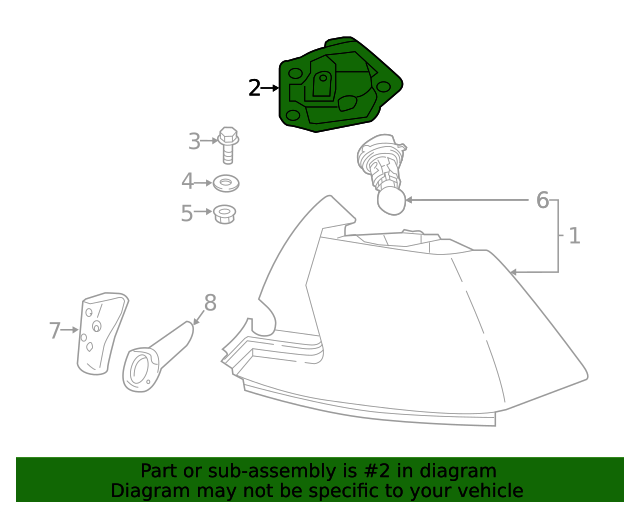 31689374 - Tail Lamp Seal - 2017-2020 Volvo S90 | Volvo OEM Parts Direct