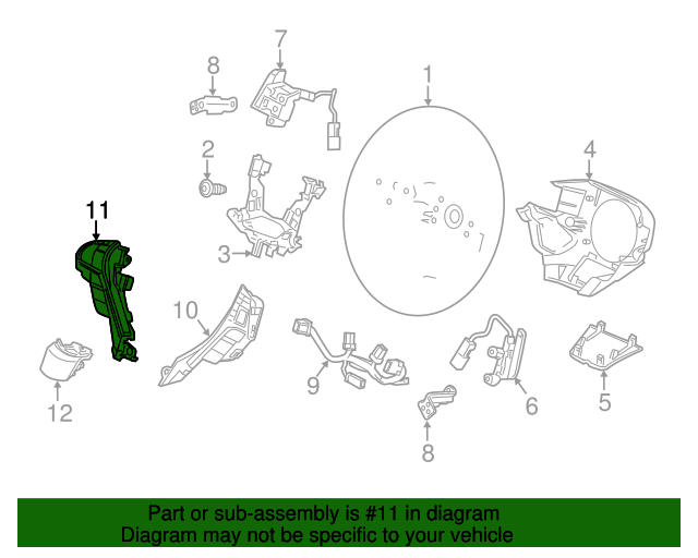 2016-2020 Acura Switch Assembly, Audio & Navigation & HFT 35880-TX6-A11 ...