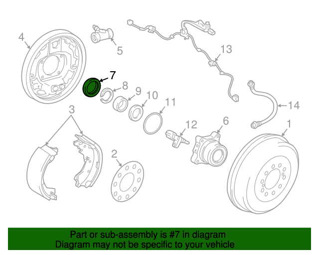 90310-58003 - Drive Axle Shaft Seal (Left, Right, Rear) 2003-2024 ...