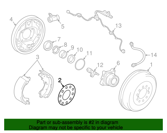 42444-35050 - Drum Gasket - 1993-2023 Toyota | OEM Genuine Toyota Parts