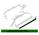 2016-2018 Audi A3 Sportback e-tron Rocker Molding 8V4-853-859-GRU ...