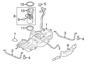 2015-2018 Porsche Macan Fuel Pump Assembly 8R0-919-051-F | OEM Parts Online