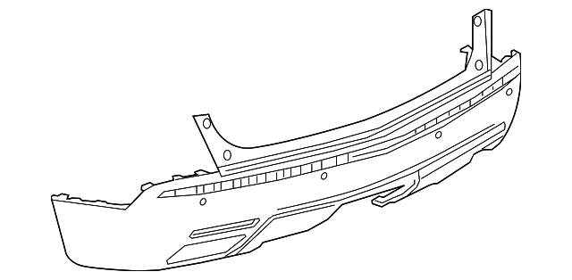 2020-2025 Cadillac XT5 Bumper Cover 85169512 GM | GMPartsDirect.com