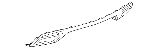 2020-2025 Cadillac XT5 Silver Rear Bumper Valance Panel 84227247 GM ...