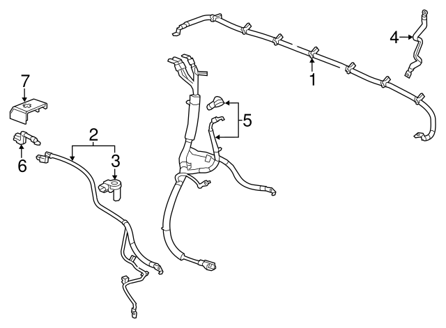 84354714 - Generator Battery Control Wiring Harness 2014-2019 GM ...