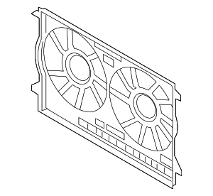 2018-2020 Audi Fan Shroud 8W0-121-207-A | Audi OEM Parts