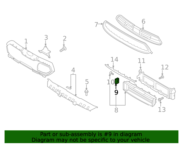 86969-Q4000 - Shutter Actuator 2019-2022 Kia Niro EV | Kia.Parts Store