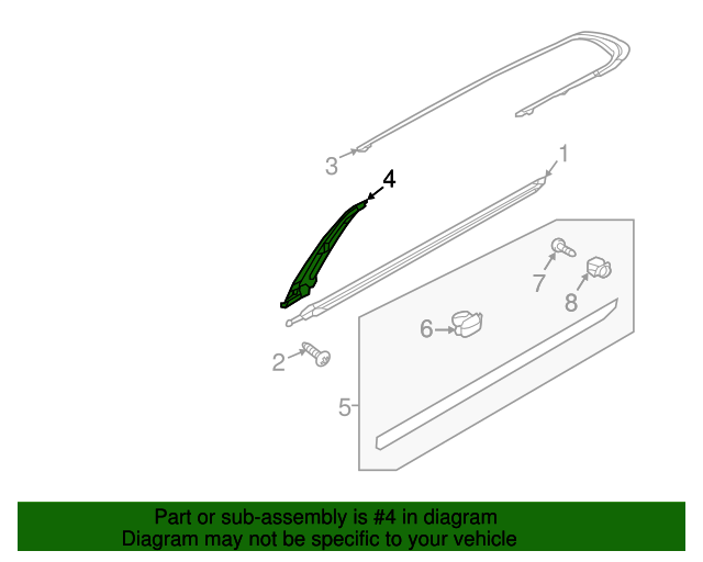 83250-D2010 - Door Applique 2017-2022 Genesis G90 | AutoNationParts.com