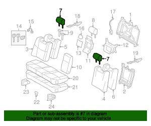Toyota Headrest, Outer 71940-07071-C0 | Auto Parts