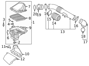 2021-2023 Kia Sorento Air Filter 28113-L5100 | OEM Parts Online