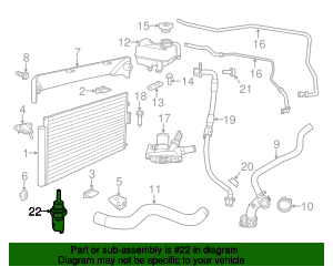 2012-2020 Mopar Air Intake Temp Sensor 68088241AA | TascaParts.com