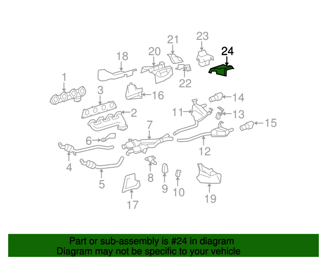 164-682-05-71 - Heat Shield 2006-2012 Mercedes-Benz | AutoNationParts.com