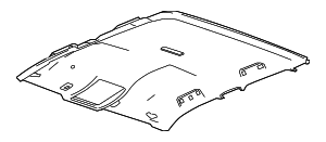 2014-2018 GM Light Ash Gray Headlining Trim Panel 84121461 GM | GMPartsDirect.com