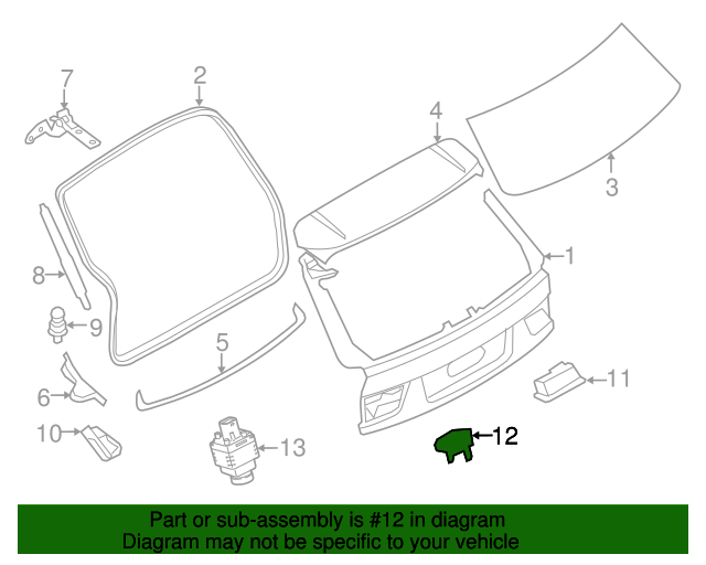 Genuine BMW 51-24-7-294-437 | Striker | FREE Shipping on Most Orders ...