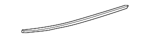 2014-2019 Chevrolet Corvette Front Side Door Window Inner Sealing Strip ...