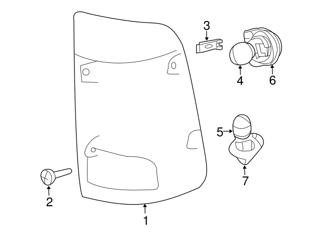 68093080AC - Tail Lamp 2013-2021 Ram | Mopar Factory Parts Warehouse