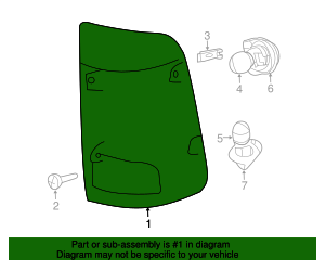 68093080AC - Tail Lamp 2013-2021 Ram | Mopar Factory Parts Warehouse