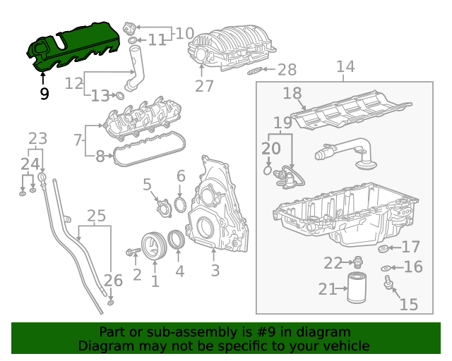 2019-2022 GM Driver Side Valve Rocker Arm Cover Insulator 12674292 ...