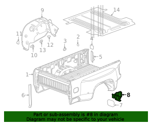 84749793 - Fuel Tank Filler Pipe Housing - 2020-2023 Chevrolet ...