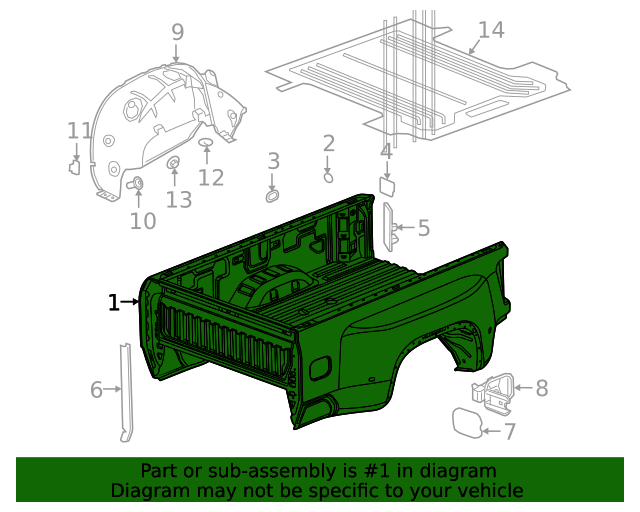 2020-2024 Chevrolet Box Assembly 85554885 | OEM Parts Online