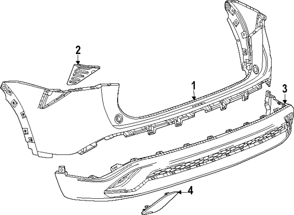 2024-2025 Chevrolet Trax F Fascia 42854014 GM | GMPartsDirect.com