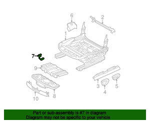 52-10-9-110-104 - Track End Cap 2006-2013 BMW | AutoNationParts.com