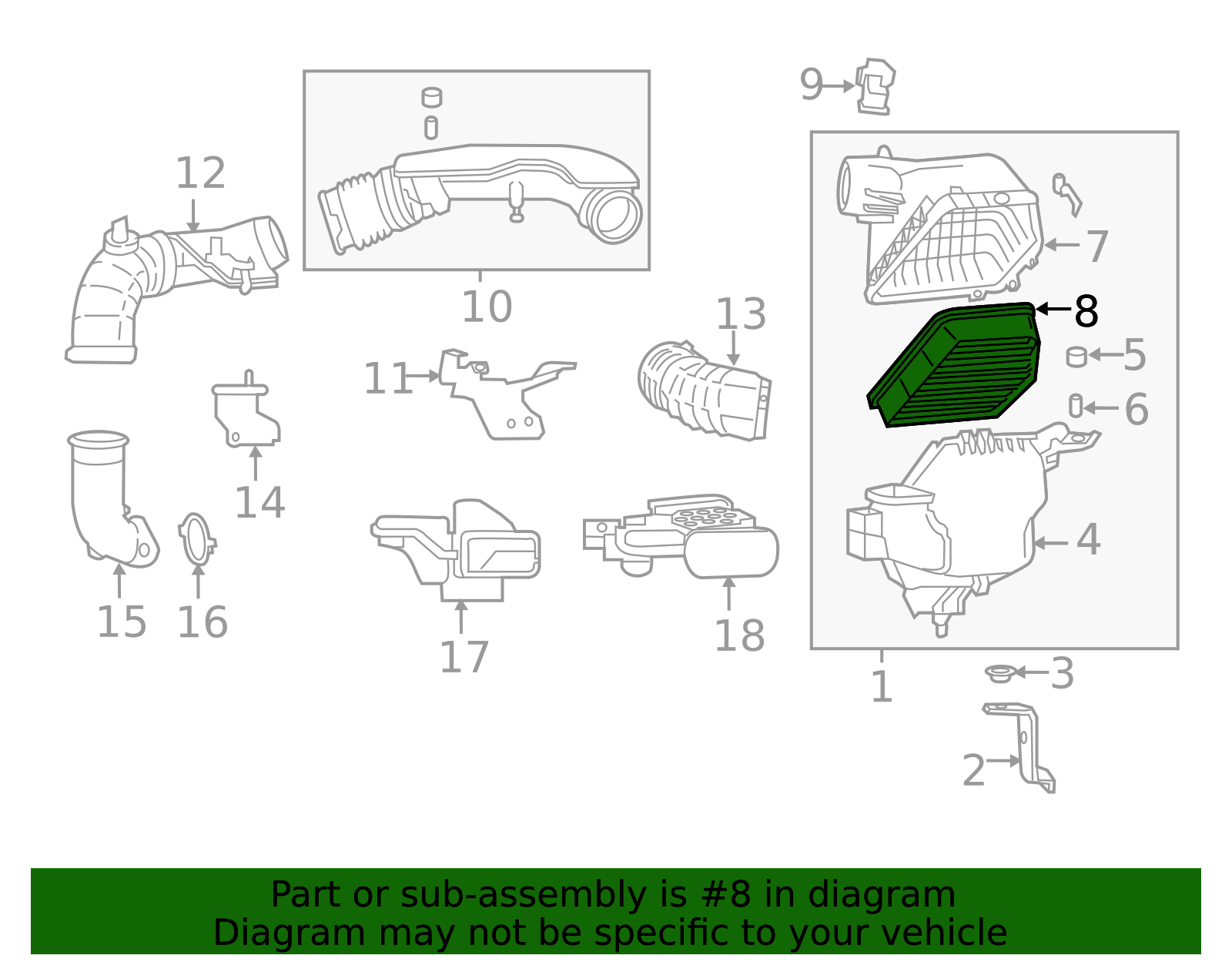 2019-2024 Nissan Altima Air Filter 16546-6CB0A | OEM Parts Online