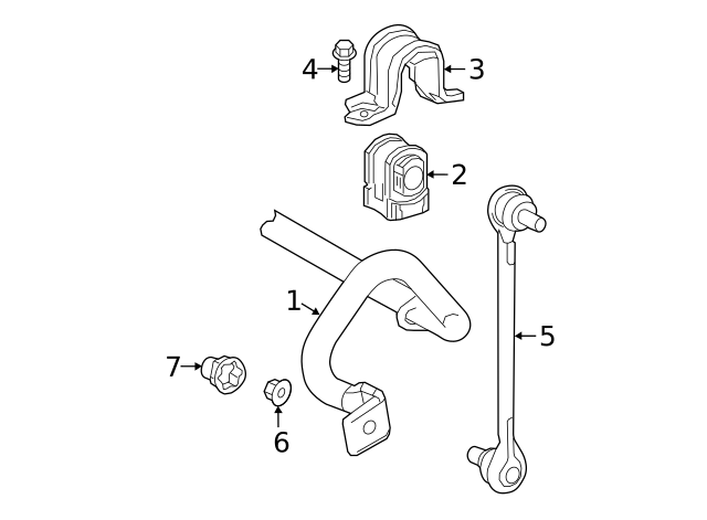 2019-2023 Lexus Stabilizer Link 48820-06100 | OEM Parts Online