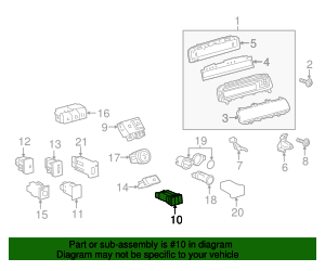 84751-47031 - Switch - 2012-2017 Toyota | Sparks Parts