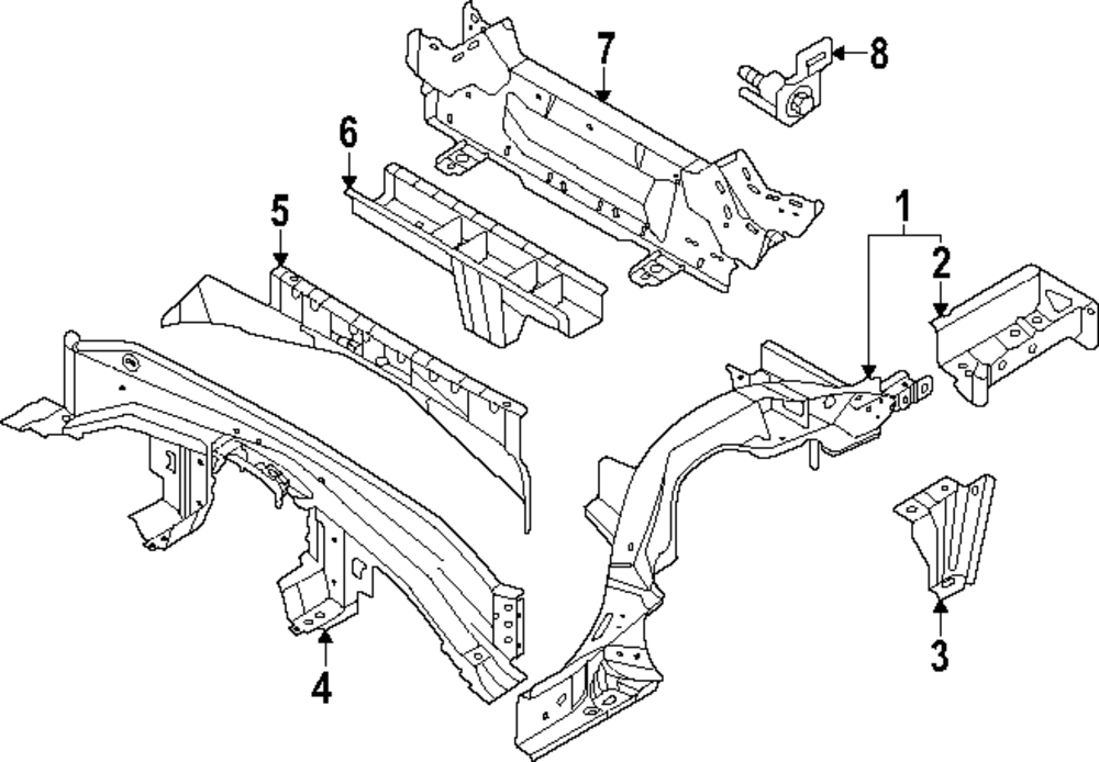 2023-2025 Nissan Z Rail Extension 75520-CD000 | Nissan RVA