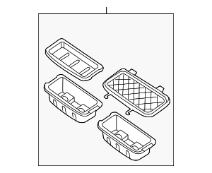 2005-2017 Nissan Frontier Storage Box 76982-EA11B | TascaParts.com