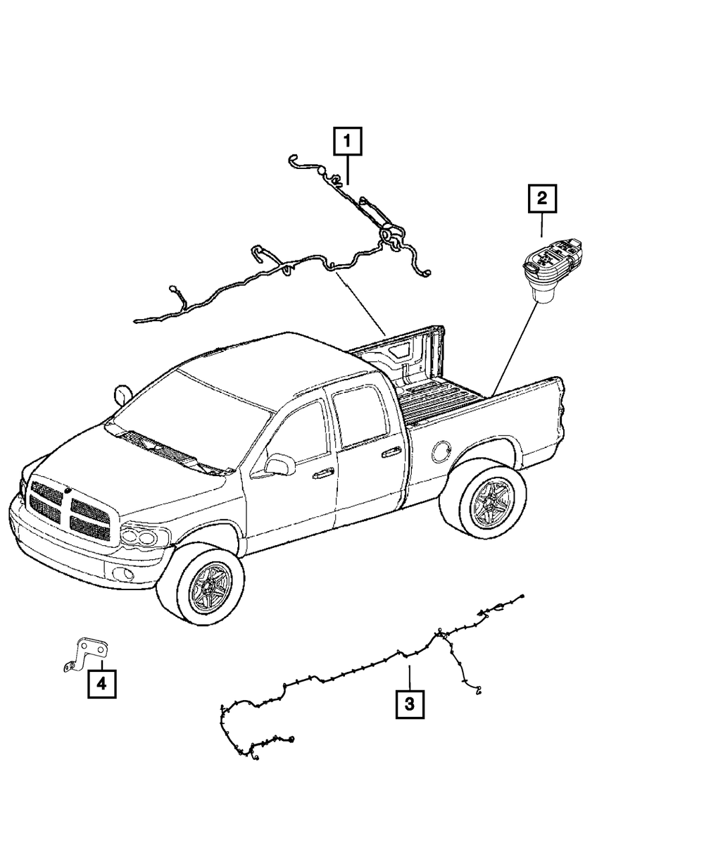 2018-2019 Ram Chassis Wiring 68345409AE | Mopar eStore