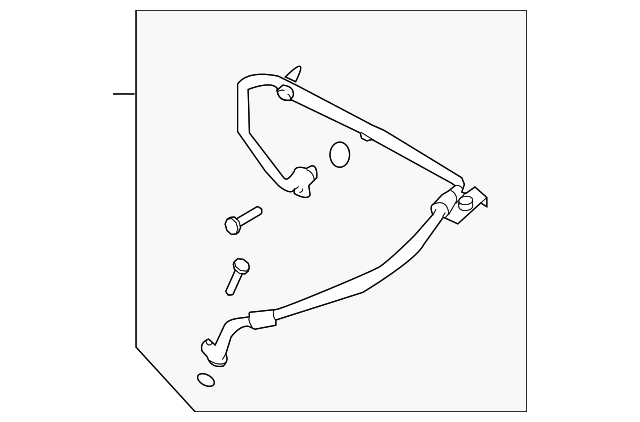 2003-2007 Subaru Forester Discharge Hose Ac 73421SA000 | Subaru Parts ...