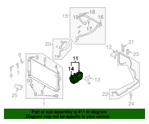 2007-2008 Subaru Forester Compressor 73111SA010 | Subaru Parts Store