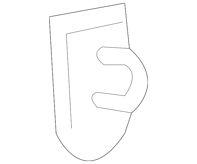 2004-2019 GM Pickup Box Cargo Tie Down Hook Anchor Plate 15730671 GM ...