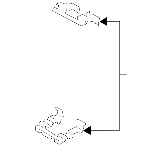 58144-M6000 - Brake Pads Spring 2022-2024 Kia Forte | Kia.Parts Store