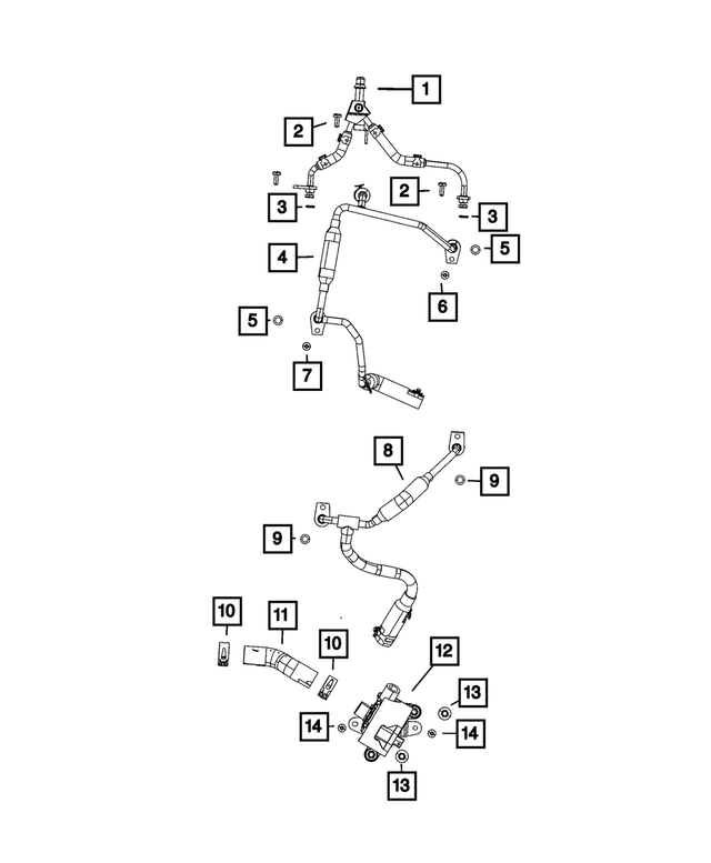 2025 Ram 1500 Coolant Outlet Tube 68552799AA | OEM Parts Online