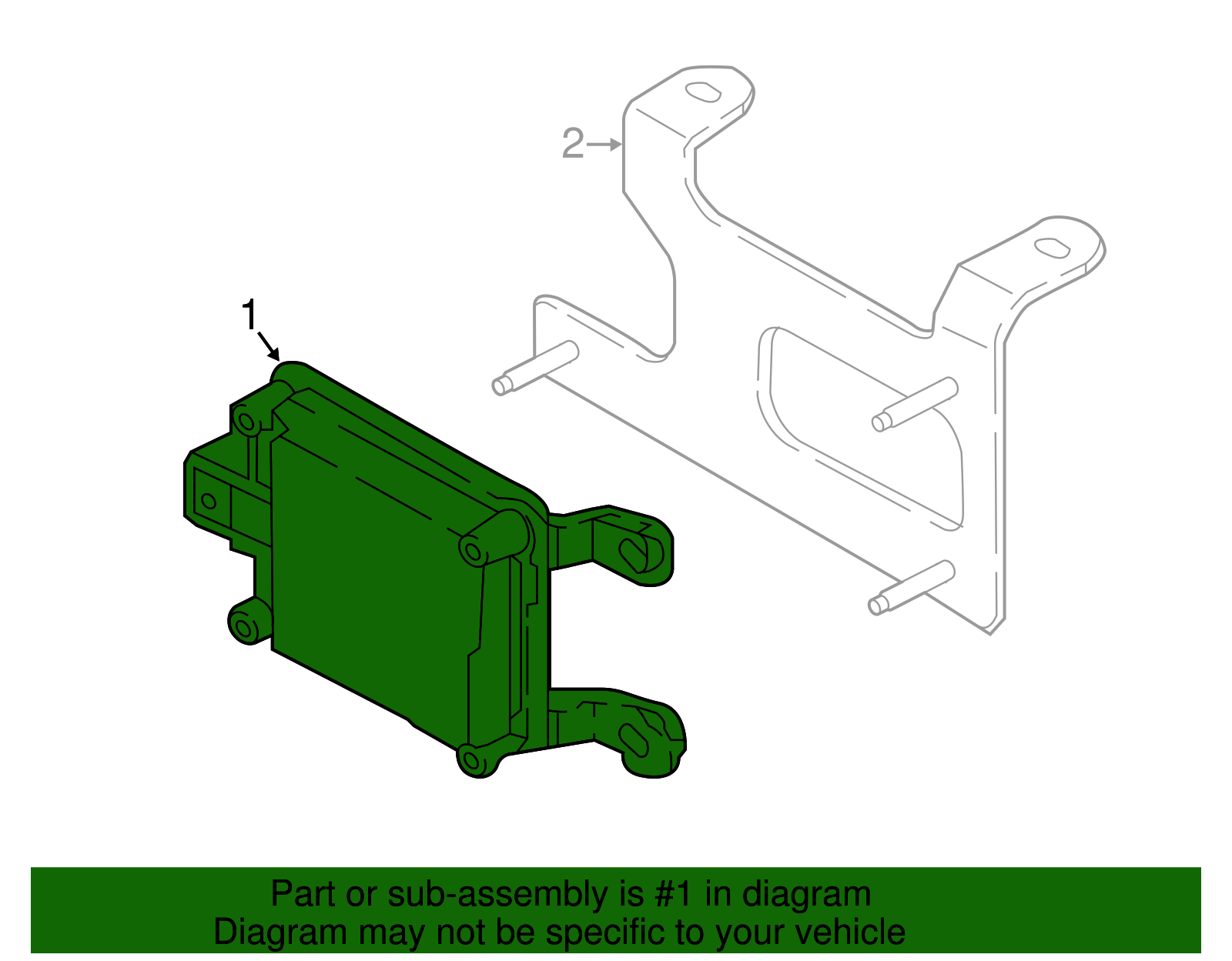 2018-2025 Nissan LEAF Distance Sensor 28438-6WK2C | My Nissan Part