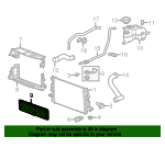 2016-2019 Chevrolet Volt Front Bumper Shutter 84089659 GM ...