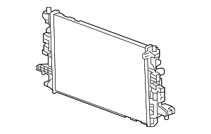2016-2019 Chevrolet Volt Radiator 23373819 | TascaParts.com