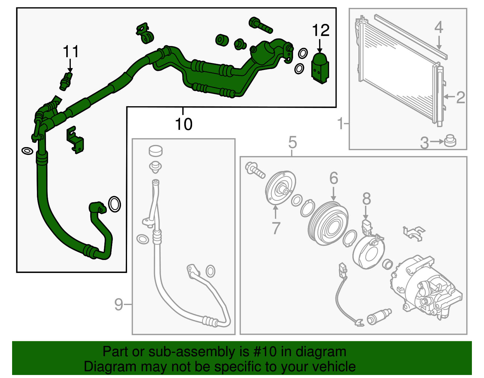 2014-2016 Kia Suction Hose 97775-A7600 | NewAutoParts.com