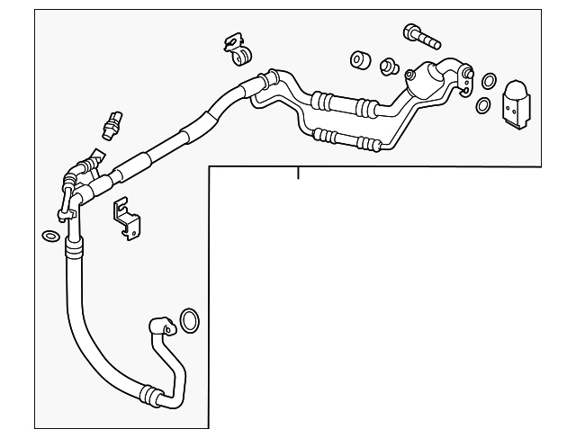 2014-2016 Kia Suction Hose 97775-A7600 | TascaParts.com
