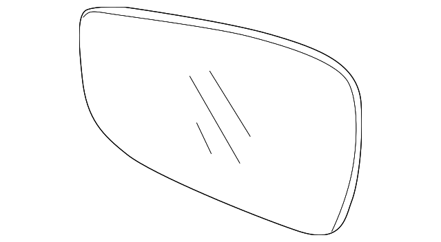 2013 Hyundai Elantra GT Mirror Glass 87611-3X050 | OEM Parts Online